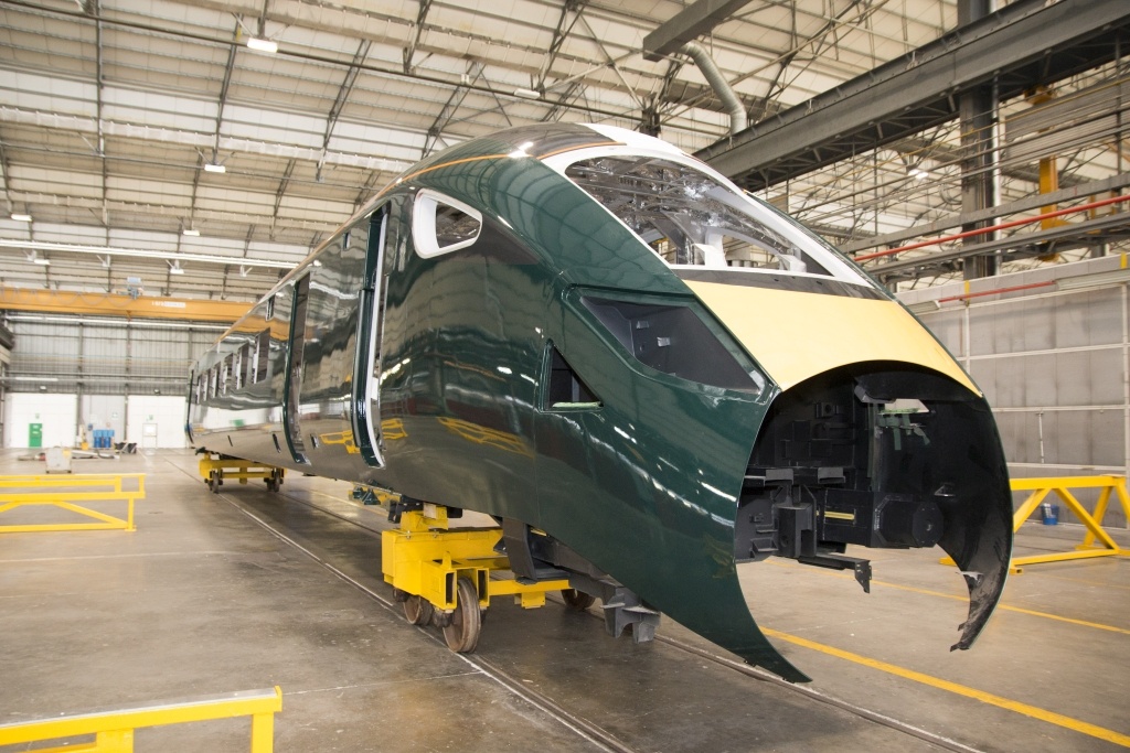 Ferrovie.it - In produzione i treni Hitachi Rail Italy per le Linee del GWR