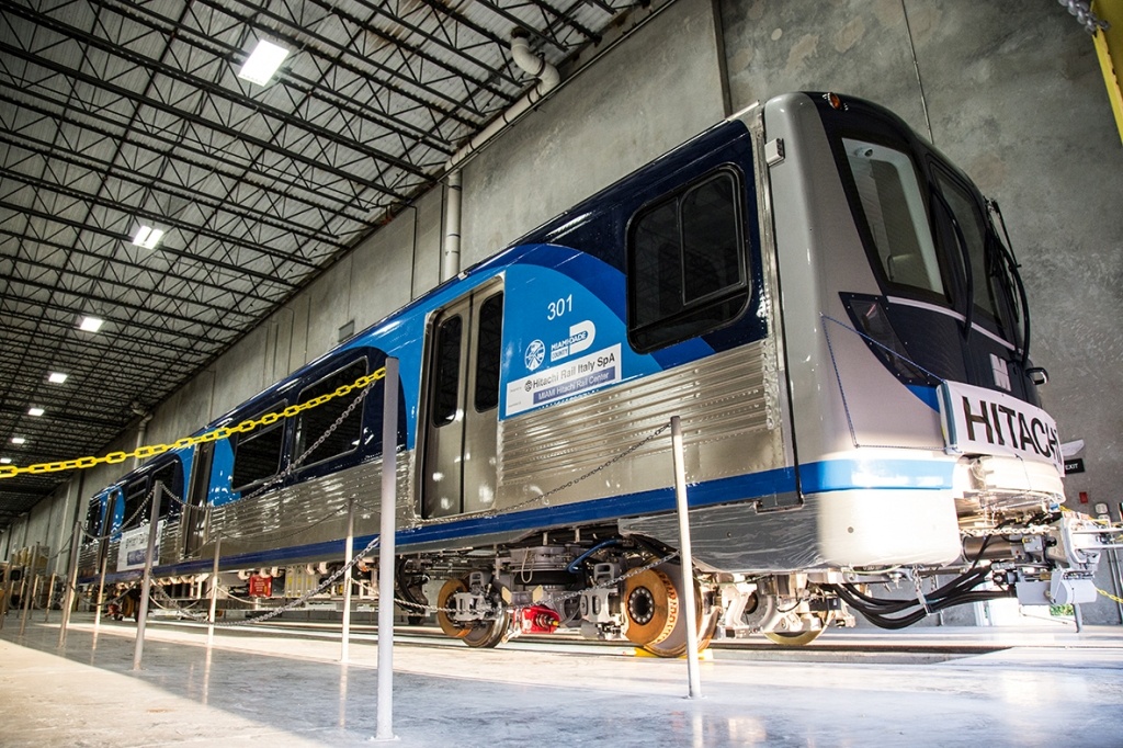 Ferrovie.it - Hitachi Rail Italy consegna il primo treno a Miami Dade ...
