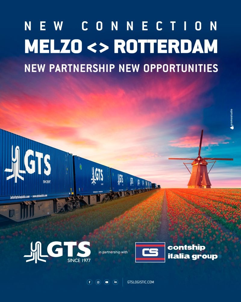 Ferrovie.it - GTS e Contship Italia, nuova relazione Melzo - Rotterdam