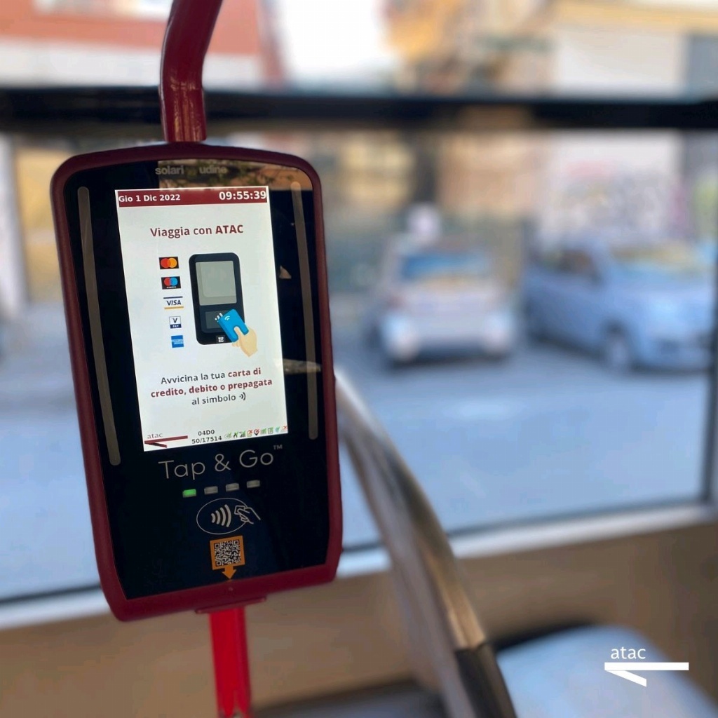 Ferrovie.it - ATAC, Tap&Go arriva anche su bus e tram di Roma