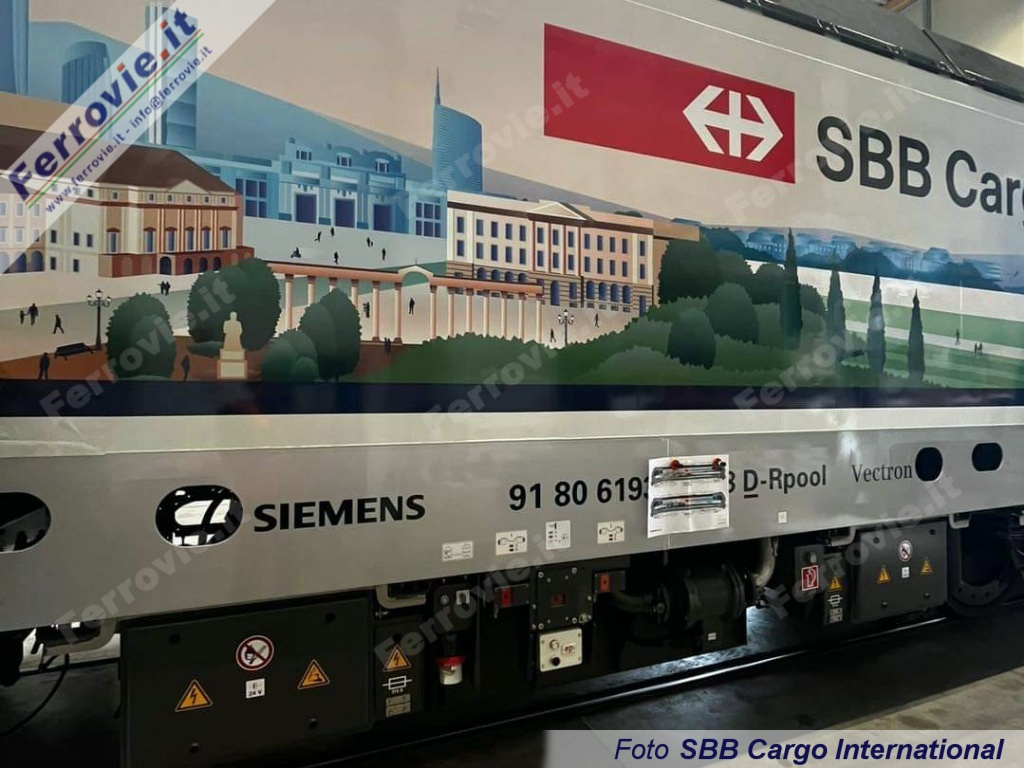 Ferrovie.it - SBB Cargo presenta ''Monte Rosa'', la Vectron che celebra ...