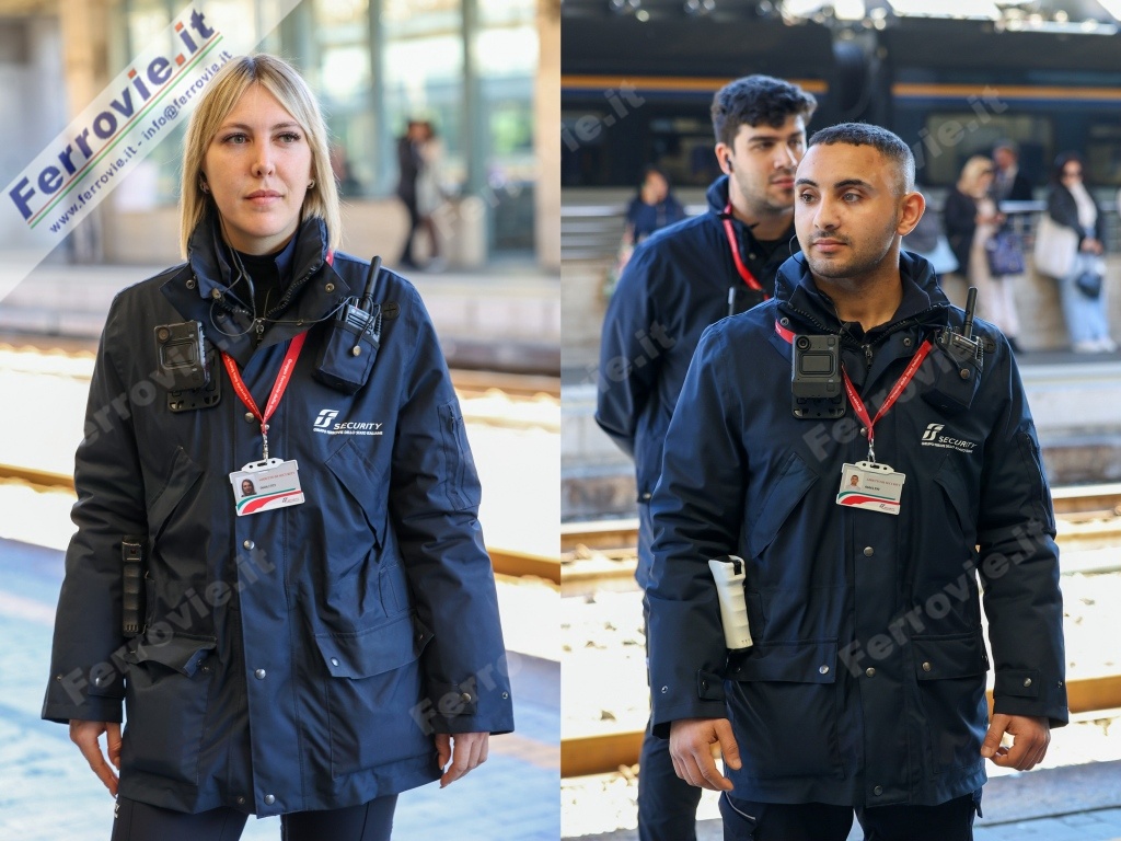 Ferrovie.it - FS avvia la sperimentazione delle bodycam per il personale di FS Security