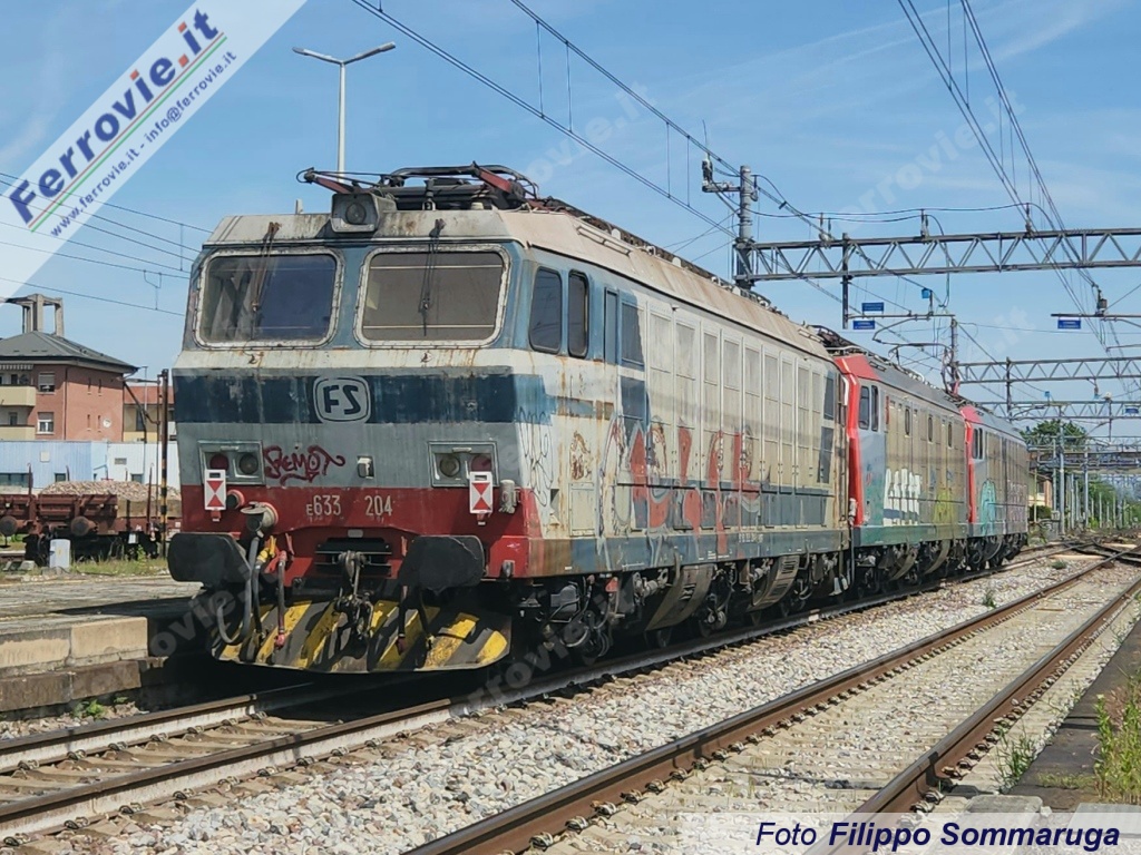 Ferrovie.it - Trasferita a Verona la E.633.204 di Fondazione FS per la revisione